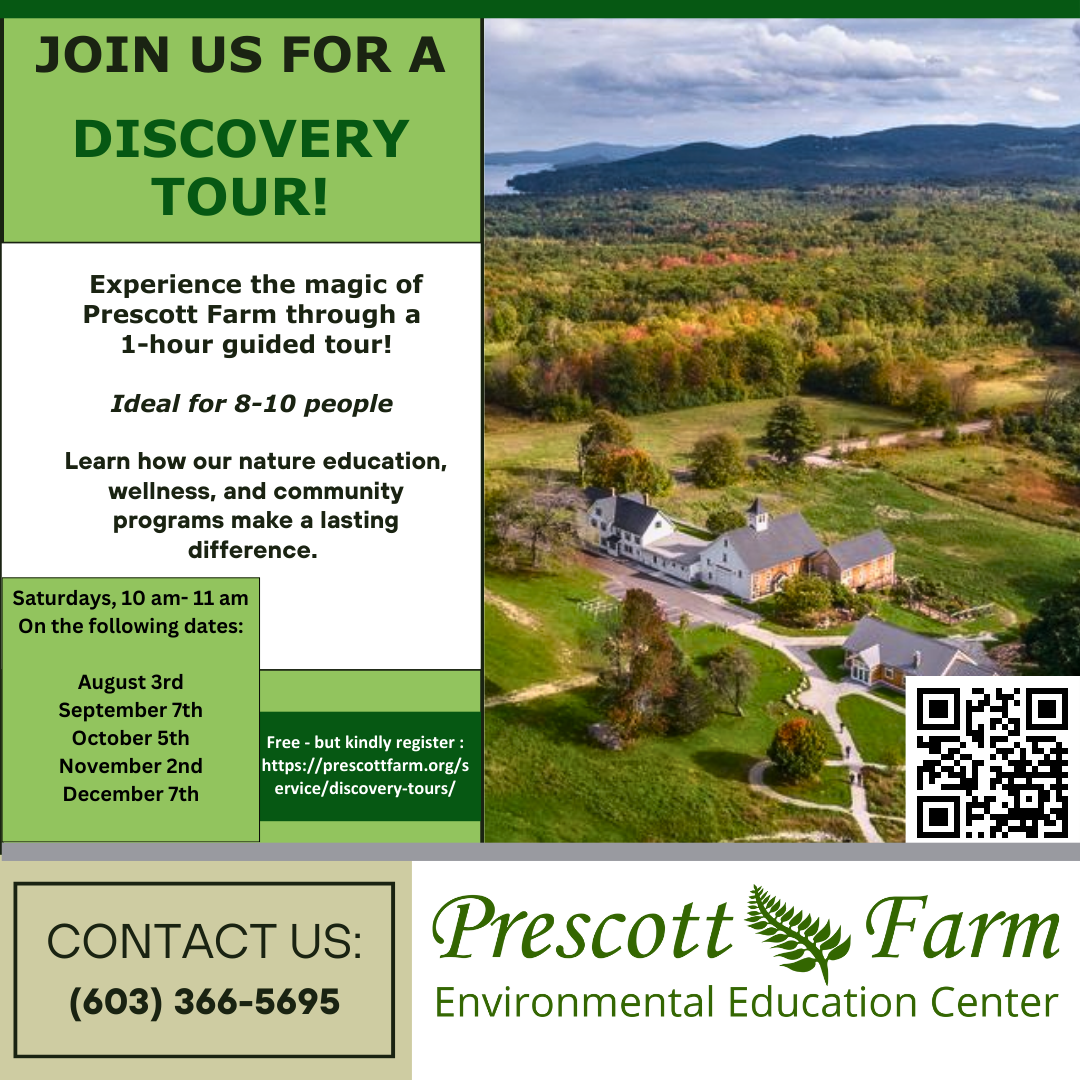 Discovery Tour - Prescott Farm Environmental Education Center, Laconia ...