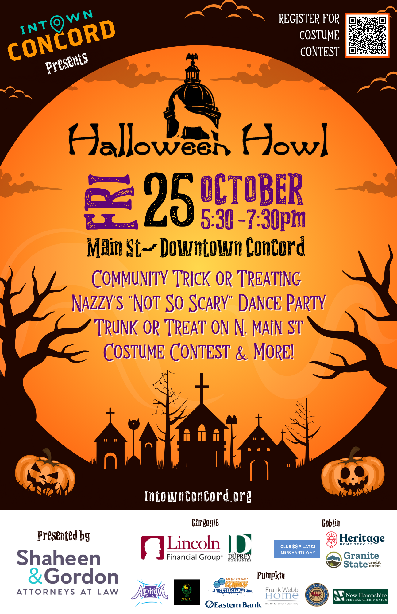 Halloween Howl - Downtown Concord NH - NH Lakes Region Tourism Association