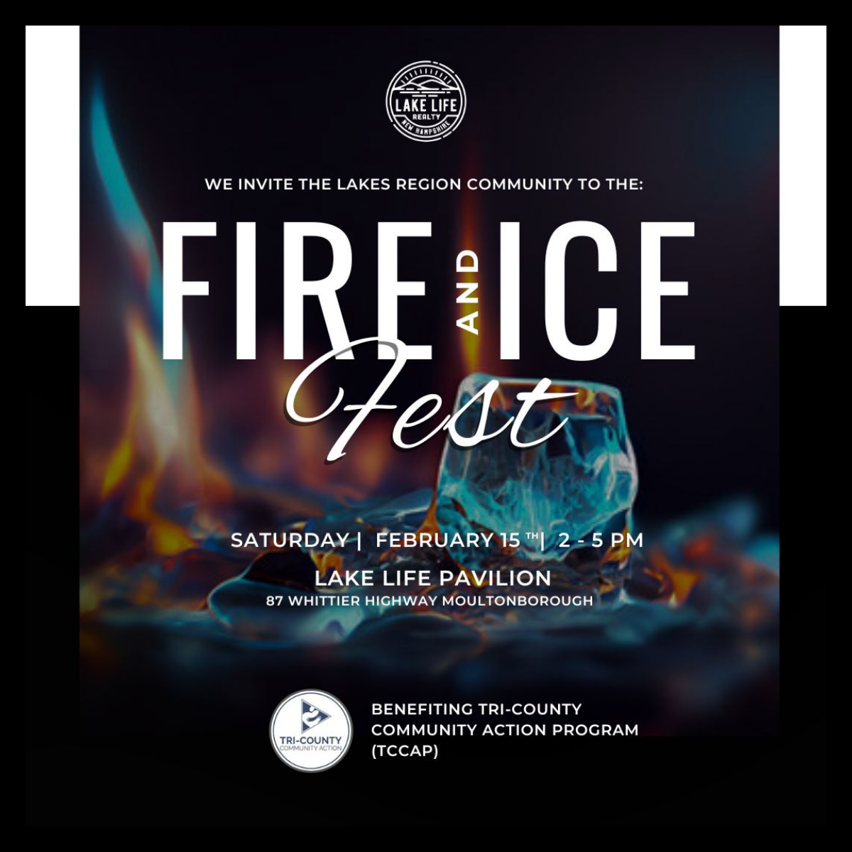 2025 Fire & Ice Fest - Lake Life Pavillion - Moultonborough NH - NH Lakes Region Tourism Association