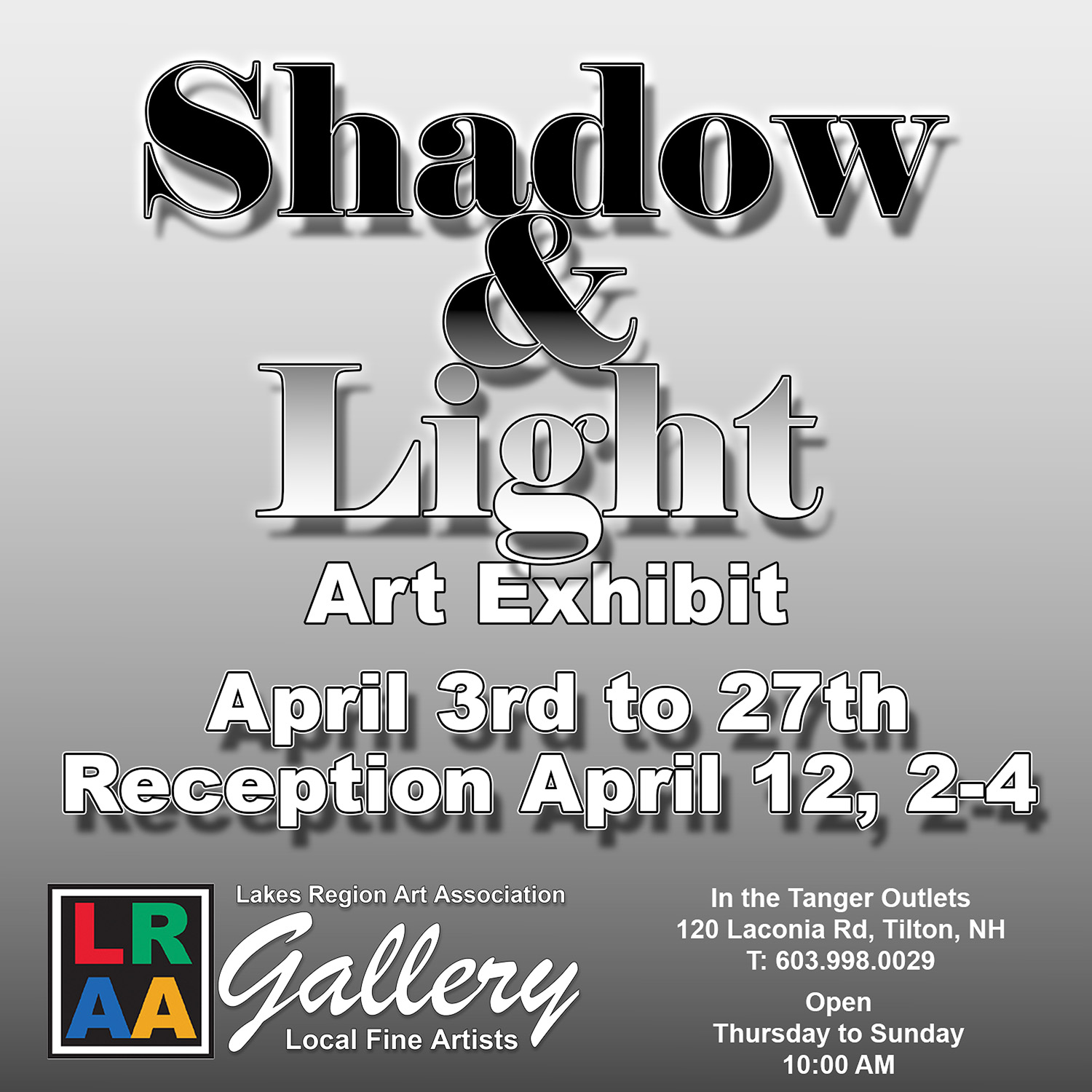 Shadow and Light – A Monochromatic Art Exhibit by Local Artists - Lakes ...