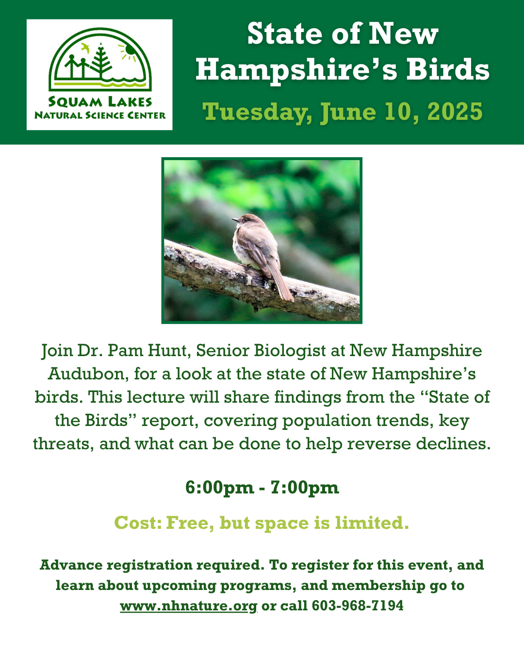 State of New Hampshire’s Birds by Dr. Pam Hunt, PhD, Senior Biologist ...