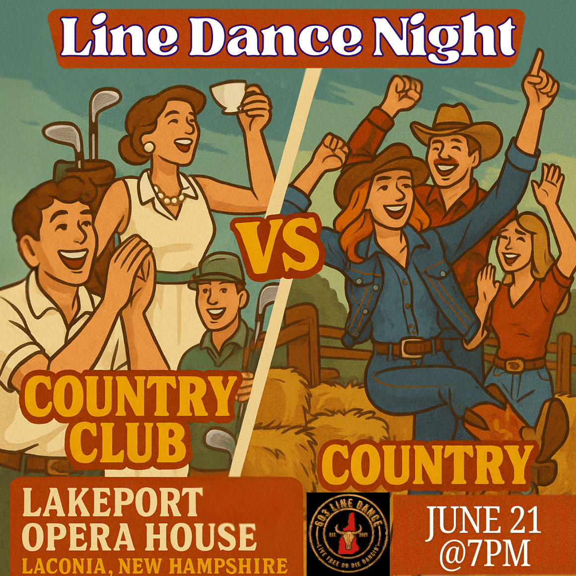 Country vs. Country Club: Line Dance Night at the Lakeport Opera House ...